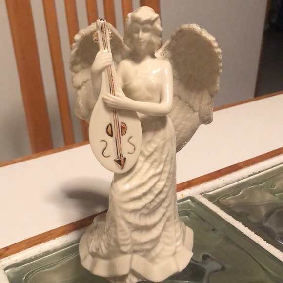 Lenox | Accessories | Vintage Lenox Angel A Rare Piece She Holdsmusical ...